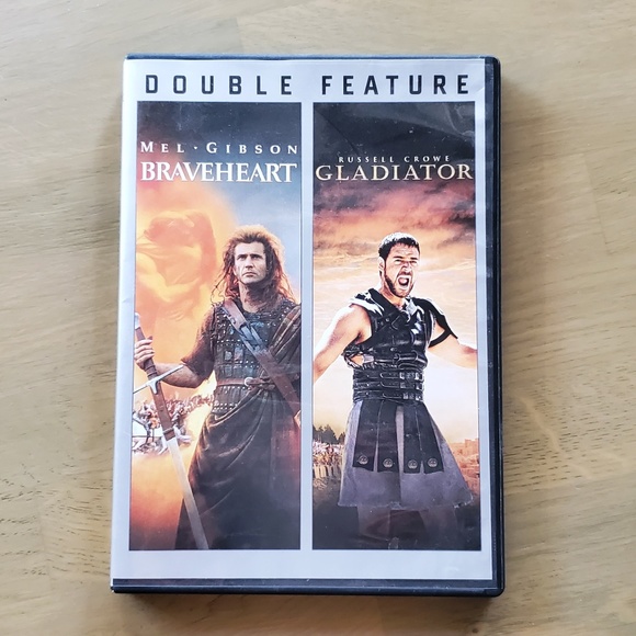 Media | Braveheart Gladiator Double Feature Dvd | Poshmark